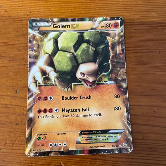 Pokemon | Toys | Golem Ex Pokmon Card | Poshmark